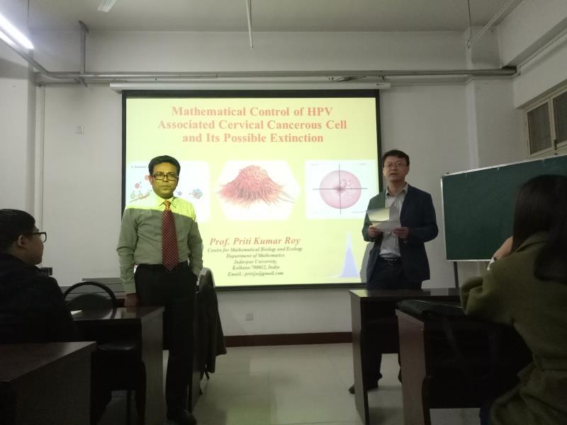 印度贾达沃普尔大学Priti Kumar Roy教授到我院讲学